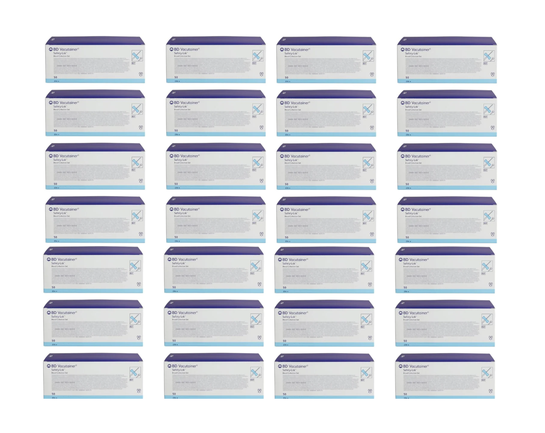 BD Vacutainer Safety-Lok Bd Collection Set 23G 7 inch (26 Packs of 50 ...